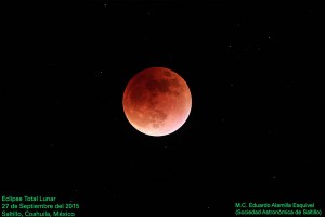 Galeria de Imagens – Eclipse Total da Lua 27 de Setembro de 2015 ...
