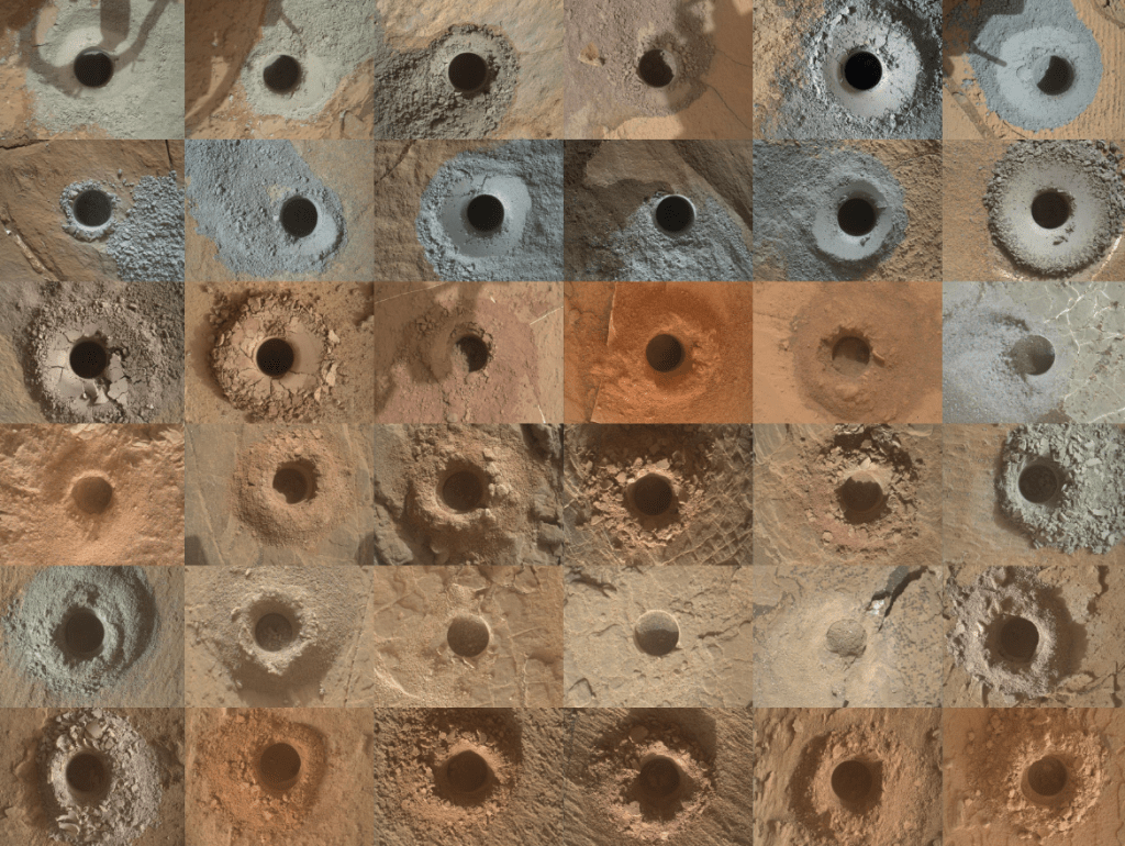 Rover Curiosity da NASA Chega Na Unidade Dominada Por Sais Na Cratera ...