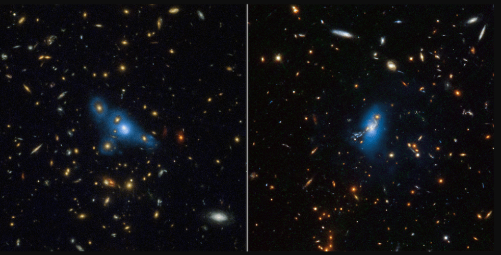 Hubble Observa Os Detalhes Da Névoa Fantasmagórica No Interior Dos Aglomerados de Galáxias ...