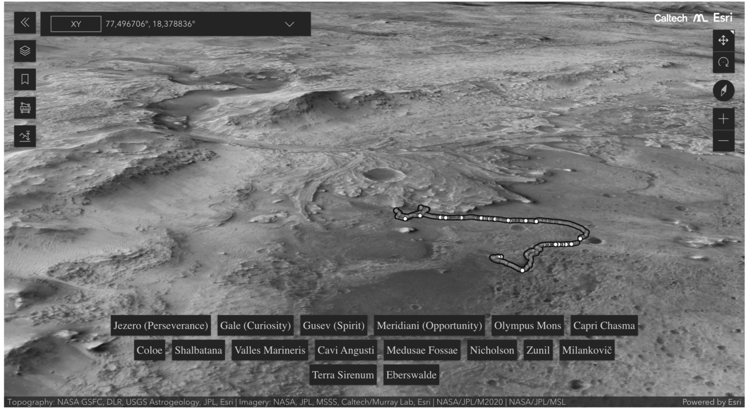 Impressionante – O Novo Mapa Interativo de Marte – SPACE TODAY – NASA ...